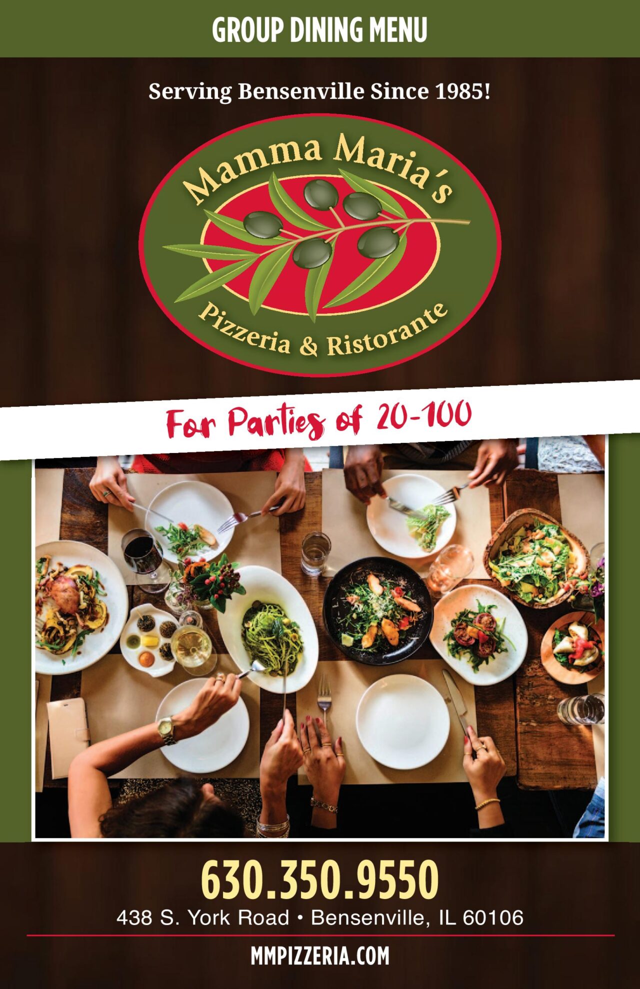 Group Dining | Mamma Maria's